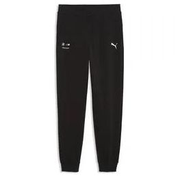 Sporthose Puma "BMW M MOTORSPORT Essentials Hose Jugendliche", M&auml;dchen, Gr. 152, Normalgr&ouml;&szlig;en, schwarz, Obermaterial: 32% Polyester, 68% Baumwolle. Unterer Saum: 3% Elasthan, 97% Baumwolle. Seitentasche &ndash; Oben: 100% Baumwolle, regular fit, Hosen Sporthose