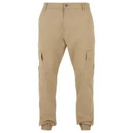 Cargohose 2Y Premium "2Y Premium Herren 2Y Basic Cargo Jeans", Herren, Gr. 34, Normalgr&ouml;&szlig;en, beige, 98% Baumwolle, 2% Elasthan, unifarben, slim fit, Hosen Cargohose