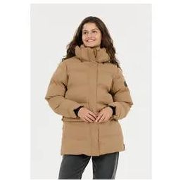 Steppjacke WHISTLER "Creed", Damen, Gr. 44, karamell, 100% Polyester, kariert, unifarben, normal, ohne Ausschnitt, Jacken Steppjacke, in atmungsaktiver und winddichter Qualit&auml;t