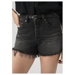 Levi's Shorts LEVI'S, Damen, Gr. 27, N-Gr, step on it, Denim/Jeans, Obermaterial: 99% Baumwolle, 1% Elasthan, figurbetont Po-bedeckend, Hosen Shorts, Die Passform schmeichelt kurvigen Figuren