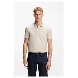 Poloshirt BOSS ORANGE "Passenger", Herren, Gr. 4XL, open grau070, Jersey, Obermaterial: 95% Baumwolle, 5% Elasthan, Basic h&uuml;ftbedeckend, hoch geschlossener Ausschnitt, eng B&uuml;ndchen, Shirts, mit Polokragen