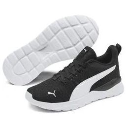 Sneaker Puma "Anzarun Lite Sneakers Jugendliche", Damen, Gr. 38, schwarz-wei&szlig; (schwarz, wei&szlig;), Obermaterial: Synthetik, Textil. Futter: Textil. Innensohle: Textil. Laufsohle: Synthetik, Gummi, Schuhe Sneaker