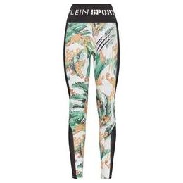 Leggings Plein Sport "Leggings", Damen, Gr. L, US-Gr&ouml;&szlig;en, 21, multicolor, Obermaterial: 90% Polyester, 10% Elasthan, Hosen Leggings