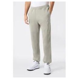 Jogginghose Champion "ICONS Terry Elastic Cuff Pants Large Logo", Damen, Gr. XL, N-Gr, mdg, Obermaterial: 69% Baumwolle, 31% Polyester, Hosen Jogginghose, mit elastischen B&uuml;ndchen, f&uuml;r Sportmode