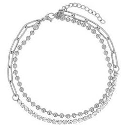 Adelia&acute;s Fu&szlig;kette ADELIA ́S "Damen Fu&szlig;kettchen &ndash; aus Edelstahl", silber, Fu&szlig;ketten, Damen, Edelstahl, Ideal als Geschenk &ndash; dezent und elegant