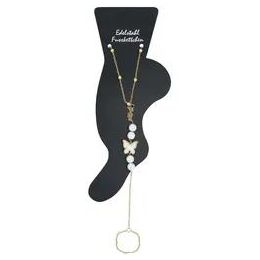Adelia&acute;s Fu&szlig;kette ADELIA ́S "Damen Fu&szlig;kettchen &ndash; aus Edelstahl", gold, Fu&szlig;ketten, Damen, Edelstahl, Perfekt als Geschenk f&uuml;r besondere Menschen