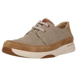 Sneaker Clarks "Easeway", Herren, Gr. 40, beige, Schuhe Sneaker, aus atmungsaktiven und leichten Materialien