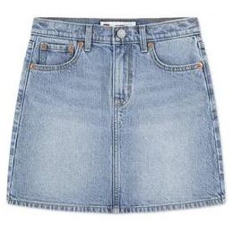 Levi's Jeansrock LEVI'S KIDS "LVG ICON SKIRT", M&auml;dchen, Gr. 8 (128), coastal drift, Denim/Jeans, Obermaterial: 99% Baumwolle, 1% Elasthan, normal normal, R&ouml;cke Jeansrock, mit einstellbarer Weite, for Girls