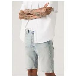 Levi's Bermudas LEVI'S "501 ORIGINAL SHORTS", Herren, Gr. 34, N-Gr, never on time shorts, Denim/Jeans, Obermaterial: 99% Baumwolle, 1% Elasthan, unifarben, normal kniefrei, Hosen Bermudas, Jeans-Bermudas mit Stretch, der Klassiker 501 ORIGINAL