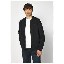 Blouson Street One MEN, Herren, Gr. L (42), schwarz, Web, 90% Baumwolle, 10% Polyester, unifarben, normal normal, ohne Ausschnitt, B&uuml;ndchen, Jacken Blouson, mit Taschen-Detail