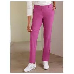 Stretch-Hose, Herren, Gr. 52, Normalgr&ouml;&szlig;en, lila (erika), 93% Polyester, 7% Elasthan, unifarben, Hosen