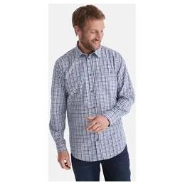 Langarmhemd Stooker Men "HUGH Hemd Langarm Regular Fit", Herren, Gr. XL, US-Gr&ouml;&szlig;en, blau check, Web, 60% Baumwolle, 40% Polyester, regular fit, Hemden, Langarm Hemd Regular Fit f&uuml;r Herren