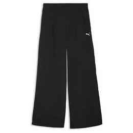 Sporthose Puma "Puma Sport Relaxed Gewebte Hose Damen", Damen, Gr. XS, Normalgr&ouml;&szlig;en, schwarz, Obermaterial: 100% Nylon. Futter: 100% Polyester. Seitentasche &ndash; Oben: 100% Polyester, unifarben, relaxed fit, Hosen Sporthose