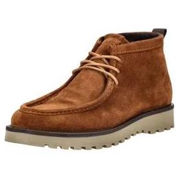 Marc O'Polo Schn&uuml;rstiefelette MARC O'POLO "Marc O'Polo Stiefelette Veloursleder", Herren, Gr. 43, cognac, Veloursleder, Schuhe Schn&uuml;rstiefelette