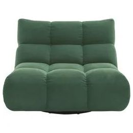 1,5-Sitzer Home Affaire "Cozy Bubble, 360 drehbarer Sessel, Breite 107cm", gr&uuml;n, B:112cm H:85cm T:108cm, 95% Polyester, 5% Nylon, Sofas, mit eleganter Steppung, Rundumbezug & weicher Polsterung