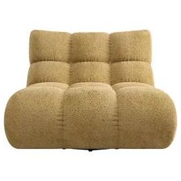 1,5-Sitzer Home Affaire "Cozy Bubble, 360 drehbarer Sessel, Breite 107cm", butter, B:112cm H:85cm T:108cm, 100% Polyester, Sofas, mit eleganter Steppung, Rundumbezug & weicher Polsterung