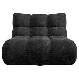 1,5-Sitzer Home Affaire "Cozy Bubble, 360 drehbarer Sessel, Breite 107cm", schwarz, B:112cm H:85cm T:108cm, 100% Polyester, Sofas, mit eleganter Steppung, Rundumbezug & weicher Polsterung