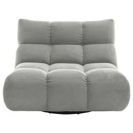 1,5-Sitzer Home Affaire "Cozy Bubble, 360 drehbarer Sessel, Breite 107cm", grau, B:112cm H:85cm T:108cm, 95% Polyester, 5% Nylon, Sofas, mit eleganter Steppung, Rundumbezug & weicher Polsterung
