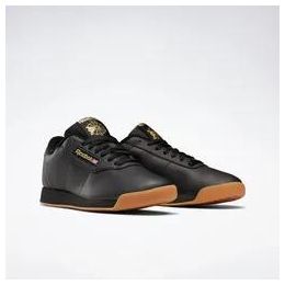 Sneaker Reebok CLASSIC "PRINCESS", Damen, Gr. 37,5, schwarz, gum, Synthetik, Schuhe Sneaker