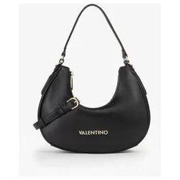Schultertasche Valentino BAGS "CLIO RE", Damen, Gr. B/H/T: 29,5cm x 24cm x 8cm, nero, Lederimitat, Taschen Schultertasche, It-Bag, Schultertasche mit Logoverzierung