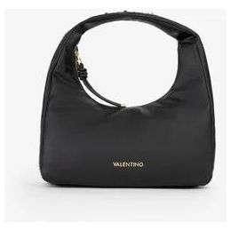 Hobo Valentino BAGS "HARMONIA", Damen, Gr. B/H/T: 38cm x 47cm x 11cm, nero, Lederimitat, Taschen Hobo, Schultertasche, Hobo Bag mit Rei&szlig;verschluss