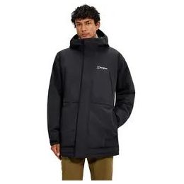 Parka Berghaus "WANSBECK INSULATED PARKA", Herren, Gr. XL, schwarz, schwarz, Obermaterial: 100% Polyester. Futter: 100% Polyamid. Wattierung: 100% Polyester, Jacken Parka