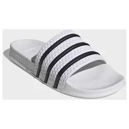 Badesandale Adidas ORIGINALS "ADILETTE OG CF BADESCHLAPPEN", Herren, Gr. 47, cloud wei&szlig;, core schwarz, ftwr wei&szlig;, Synthetik, Schuhe, Badelatschen