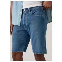 Levi's Bermudas LEVI'S "501 ORIGINAL SHORTS", Herren, Gr. 32, N-Gr, early nights shorts, Denim/Jeans, Obermaterial: 99% Baumwolle, 1% Elasthan, normal kniefrei, Hosen Bermudas, Jeans-Bermudas mit Stretch, der Klassiker 501 ORIGINAL