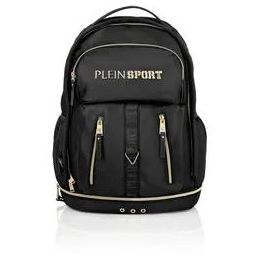 Freizeitrucksack Plein Sport "Ps", 0293, schwarz, lightgold, Rucks&auml;cke, Freizeitrucksack