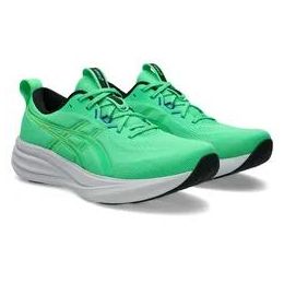 Laufschuh asics "GEL-PULSE 17", Herren, Gr. 46, vital gr&uuml;n, illuminate gr&uuml;n, Synthetik, Schuhe Laufschuh, mit GEL-Technologie im R&uuml;ckfu&szlig;, mit FF BLAST D&auml;mpfung