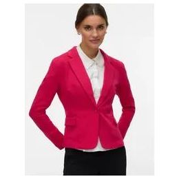 V&eacute;ro Moda Jerseyblazer VERO MODA "VMJULIA LS BLAZER JRS NOOS", Damen, Gr. 36, jazzy, Jersey, Obermaterial: 66% Polyester, 34% Baumwolle, unifarben, regular fit normal, tiefer V-Ausschnitt, Blazer