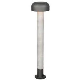 Trio LEUCHTEN Au&szlig;en-Stehlampe "FRASER, Outdoor Stehleuchte H&ouml;he 85cm, exkl 1x E27 max 10W, IP54", grau, 1, &Oslash; 19cm H: 84,5cm, 1 Stk., Leuchten, Stehlampe Garten Terrasse, &Oslash; 19cm H&ouml;he 85cm, wechselbares Leuchtmittel