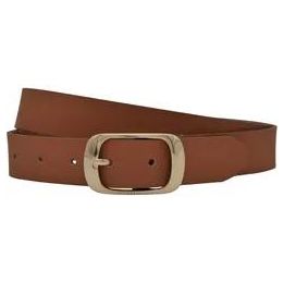 Lederg&uuml;rtel AnnaMatoni "AnnaMatoni Damen Lederg&uuml;rtel in hochwertigem Veganem Nappa 3cm", Damen, Gr. TW110 - 125cm Gesamtl&auml;nge, cognac 640, 100% Leder, G&uuml;rtel Lederg&uuml;rtel