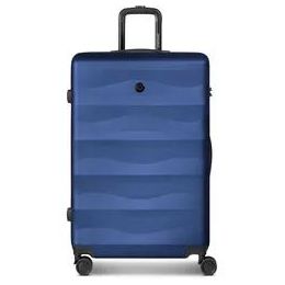 Trolley SMARTBOX "Edition 03 4 Rollen Trolley 75 cm", Gr. 99 l, dunkelblau, ABS, Koffer