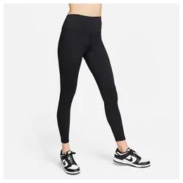 Trainingstights Nike "W NK DF ONE HR 7/8 PKT TGHT", Damen, Gr. S, N-Gr, schwarz, Obermaterial: 80% Polyester, 20% Elasthan, Hosen, schnell trocknendes Material, atmungsaktiv, sportlicher Stil