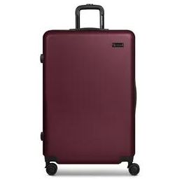 Trolley SMARTBOX "Edition 05 4 Rollen Trolley 76 cm", Gr. 101 l, bordeaux, ABS, Koffer