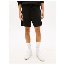 Tommy Hilfiger Shorts TOMMY JEANS "TJM WAFFLE BEACH", Herren, Gr. XXL, N-Gr, schwarz, Web, Obermaterial: 60% Baumwolle, 40% Polyester, unifarben, regular fit kurz, Hosen Shorts, Regular fit mit elastischem Bund