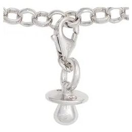Charm-Einh&auml;nger Jobo "Charm Baby-Schnuller", silber 925, Charms, Damen, Silber 925 (Sterlingsilber), 925 Silber rhodiniert