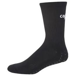 Sportsocken CAPELLI SPORT, Herren, Gr. XS (31/33), schwarz-wei&szlig; (schwarz, wei&szlig;), Baumwollmischung, unifarben, elastisch, Socken Sportsocken, mit Antirutsch-Noppen