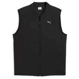 Sweatshirt Puma "PumaTECH Gewebte Weste Herren", Herren, Gr. XL, schwarz, Obermaterial: 100% Polyester. Taschenfutter: 100% Polyester, normal, Sweatshirts Sweatshirt