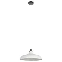 Eglo H&auml;ngeleuchte "Matlock H&auml;ngelampe, Esszimmerlampe, Industrial, Metall, E27, Lampe", grau, 1, &Oslash; 38cm H: 110cm, 1 Stk., Leuchten, Eglo H&auml;ngeleuchte Matlock grau, schwarz 1X40W H:110 &Oslash; 38 cm, H&auml;ngeleuchte