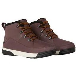 Winterstiefel The North Face "W SIERRA MID LACE WP", Damen, Gr. 36, tawny quartz, burnt umber, Leder, Schuhe Winterstiefel, Winterschuhe, Winterboots, Snowboots, wasserdicht