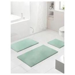 Badematte Grund Gr. 2, salbei, rechteckig (60cm x 100cm ), 1 Stk., Badematten, Badematte