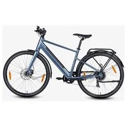 E-Bike SAXONETTE "SAXONETTE E-Bike Cityrad URBANO" Gr. 48, eisblau, Elektrofahrr&auml;der, 48cm, 28 Zoll (71,12cm), (mit integr. Akku), Elektrofahrrad f&uuml;r Alltag und Einkauf