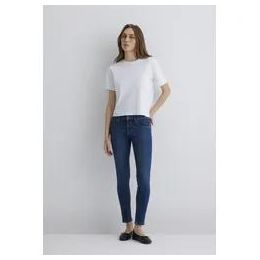 Weite Jeans Mavi "MERLY", Damen, Gr. 29, L&auml;nge 30, blau (mid well blau), 64% Baumwolle, 36% Lyocell, weit lang, Jeans, Baggy Wide Leg