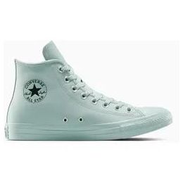 Sneaker Converse "CHUCK TAYLOR ALL STAR", Herren, Gr. 43, mountain teal, schwarz, mountain teal, Leder, Schuhe Sneaker, wasserabweisend