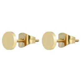Adelia&acute;s Paar Ohrh&auml;nger ADELIA ́S "Unisex Ohrringe &ndash; Ohrstecker aus Edelstahl", Damen, Gr. Unisex, Edelstahl, gold, Ohrringe, Perfekt als Geschenk zum Muttertag