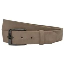 Lederg&uuml;rtel AnnaMatoni "AnnaMatoni Damen Lederg&uuml;rtel in hochwertigem Velour Leder 3,5cm", Damen, Gr. TW90 - 105cm Gesamtl&auml;nge, beige 120, 100% Leder, G&uuml;rtel Lederg&uuml;rtel