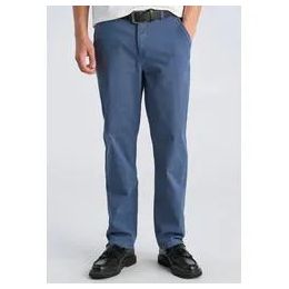 Chinos LINDBERGH "Chino Relaxed Loose Fit", Herren, Gr. 38, L&auml;nge 30, true blau, Obermaterial: 98% Baumwolle, 2% Elasthan, unifarben, relaxed fit, Hosen
