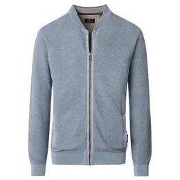 Strickjacke Casamoda "Casamoda Strickjacke uni", Herren, Gr. 4XL, himmelblau, 100% Baumwolle, Strickjacken Strickjacke